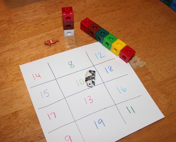 Preschool Math Game For Learning Larger Numbers Frugal Fun For Boys