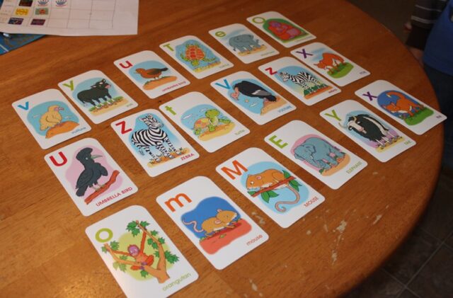 Preschool Alphabet Game: Matching Capitals and Lowercase - Frugal Fun ...