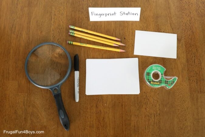 Detective Science: Fingerprinting - Frugal Fun For Boys and Girls