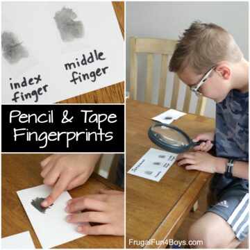 Detective Science: Fingerprinting - Frugal Fun For Boys and Girls