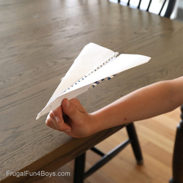Paper Airplane Test Lab - Frugal Fun For Boys and Girls