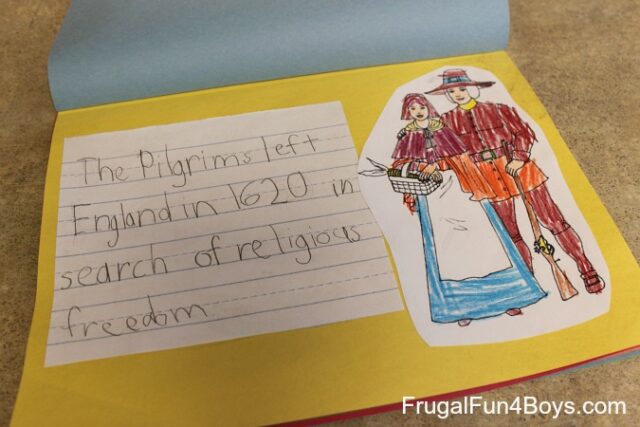 Make a Thanksgiving Book - Frugal Fun For Boys and Girls
