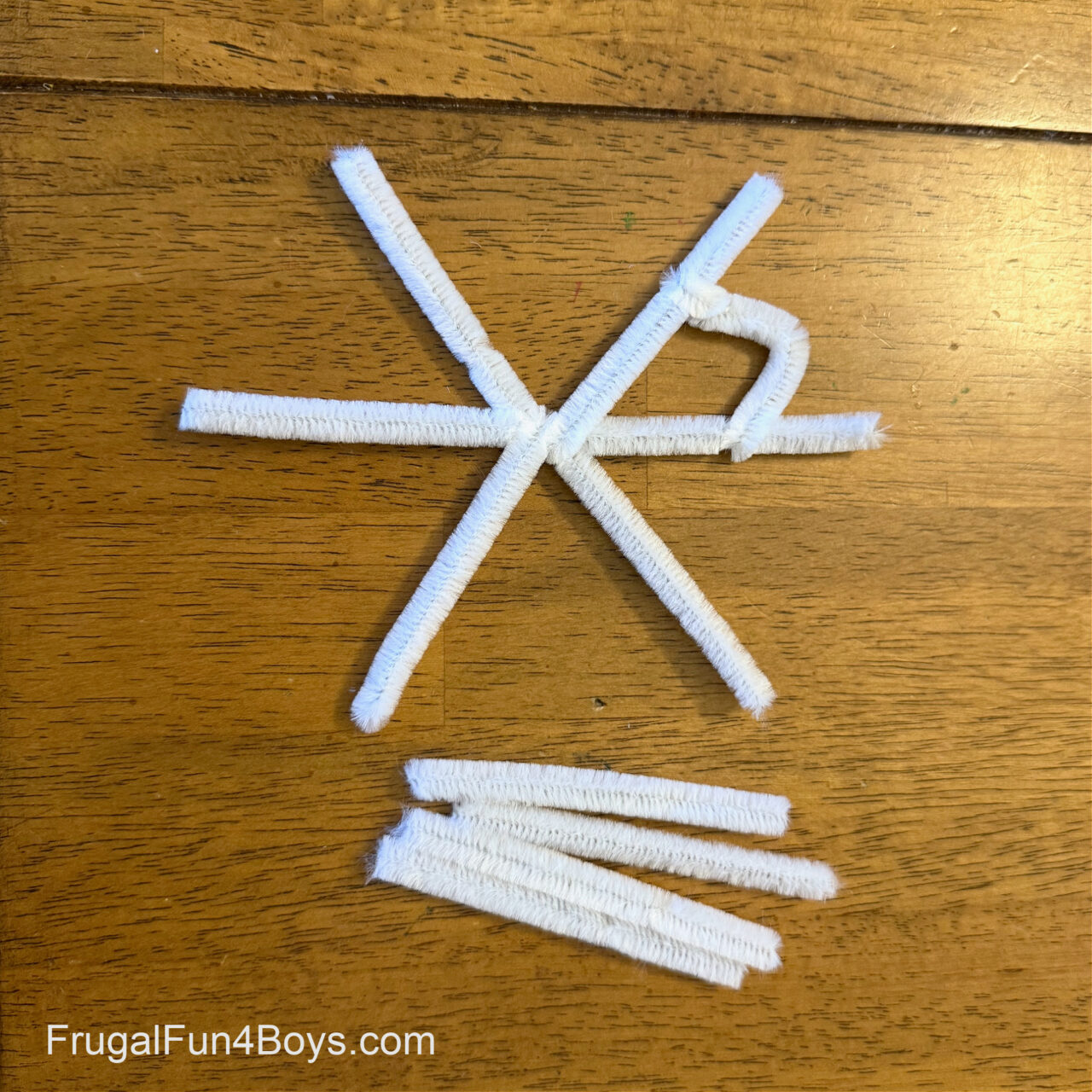Pipe Cleaner Snowflakes - Frugal Fun For Boys and Girls
