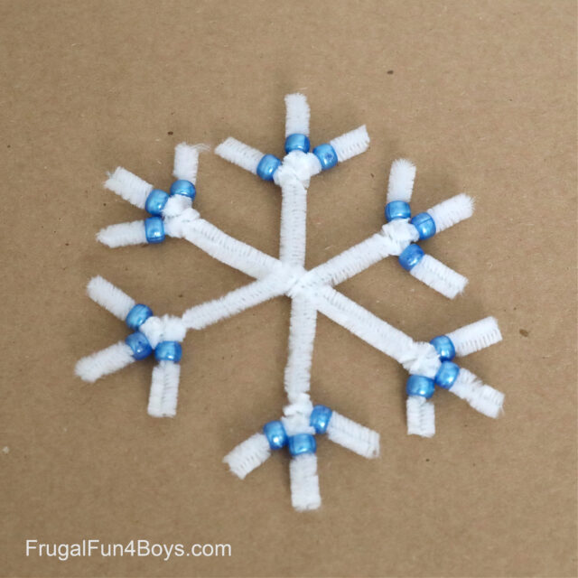 Pipe Cleaner Snowflakes - Frugal Fun For Boys and Girls