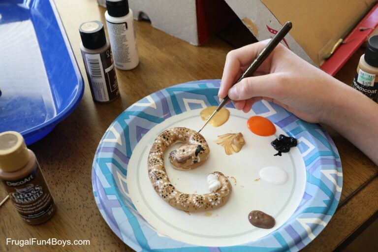 Salt Dough Snake Craft - Frugal Fun For Boys and Girls
