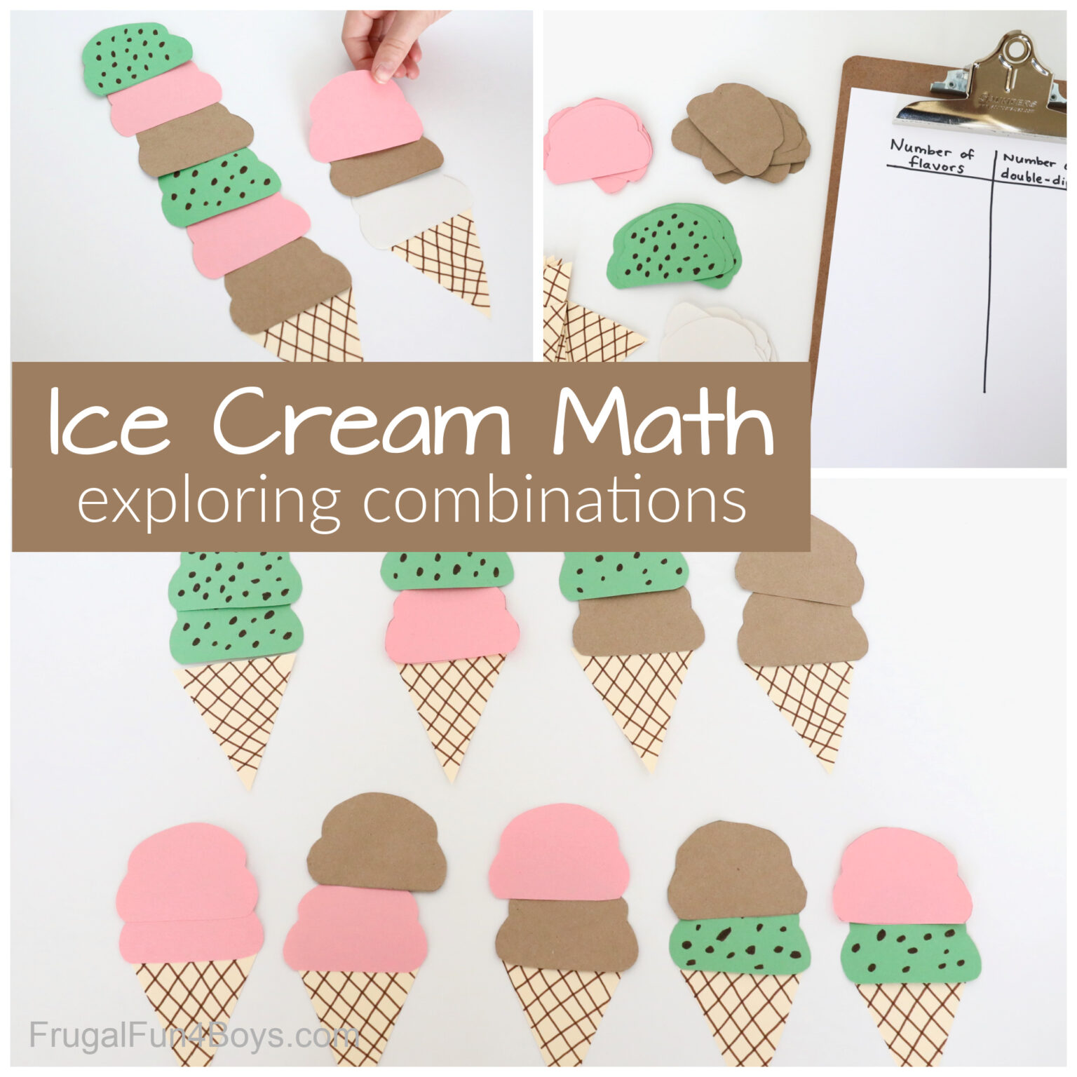 Teaching Mathematical Patterns and Combinations with Ice Cream Flavors ...
