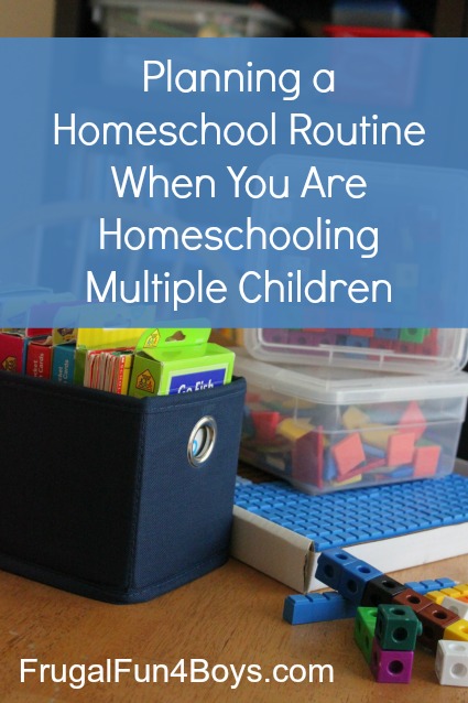 Planning A Homeschool Routine When You Are Homeschooling Multiple Children
