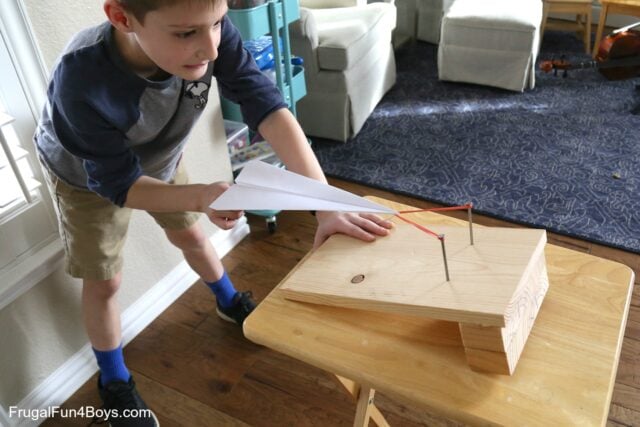Power up your Planes with a Paper Airplane Launcher - Frugal Fun For ...