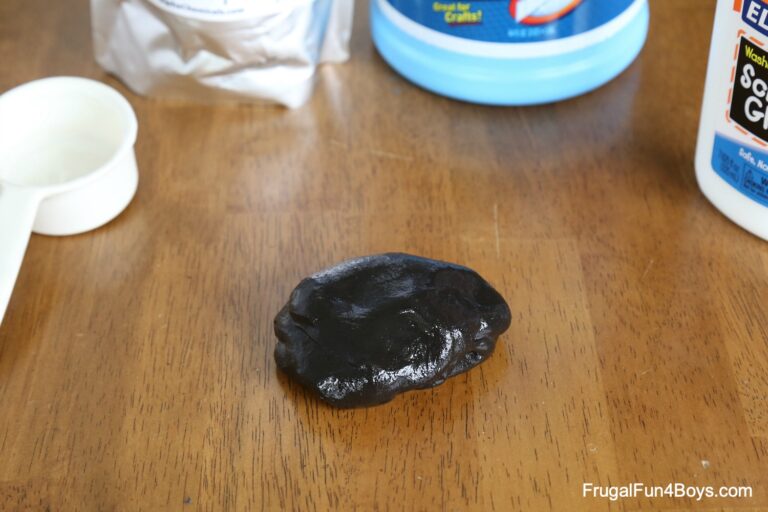 How to Make Magnetic Slime - Frugal Fun For Boys and Girls