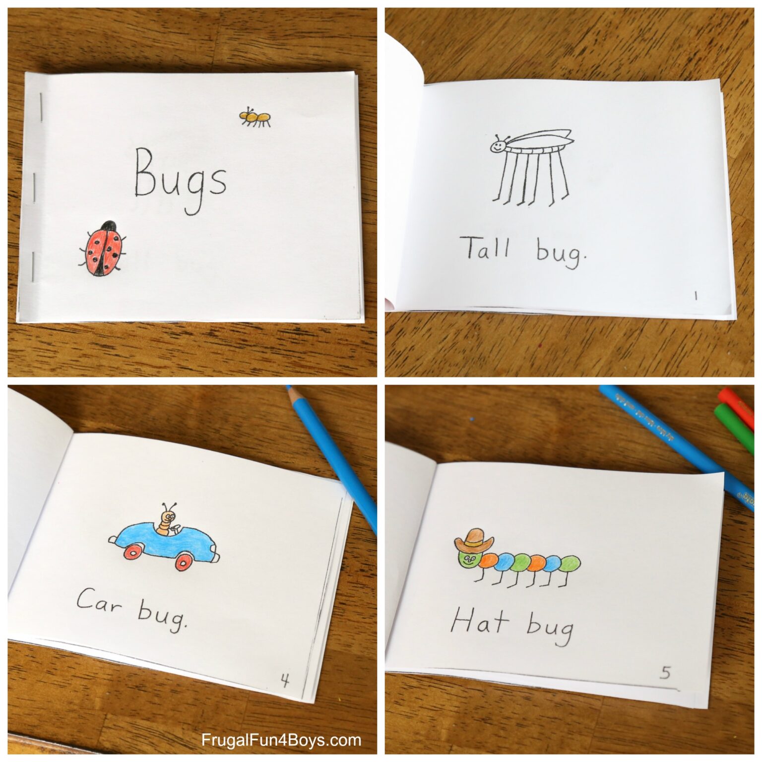 Free Printable Books for Beginning Readers - Level 1 (Easy) - Frugal ...