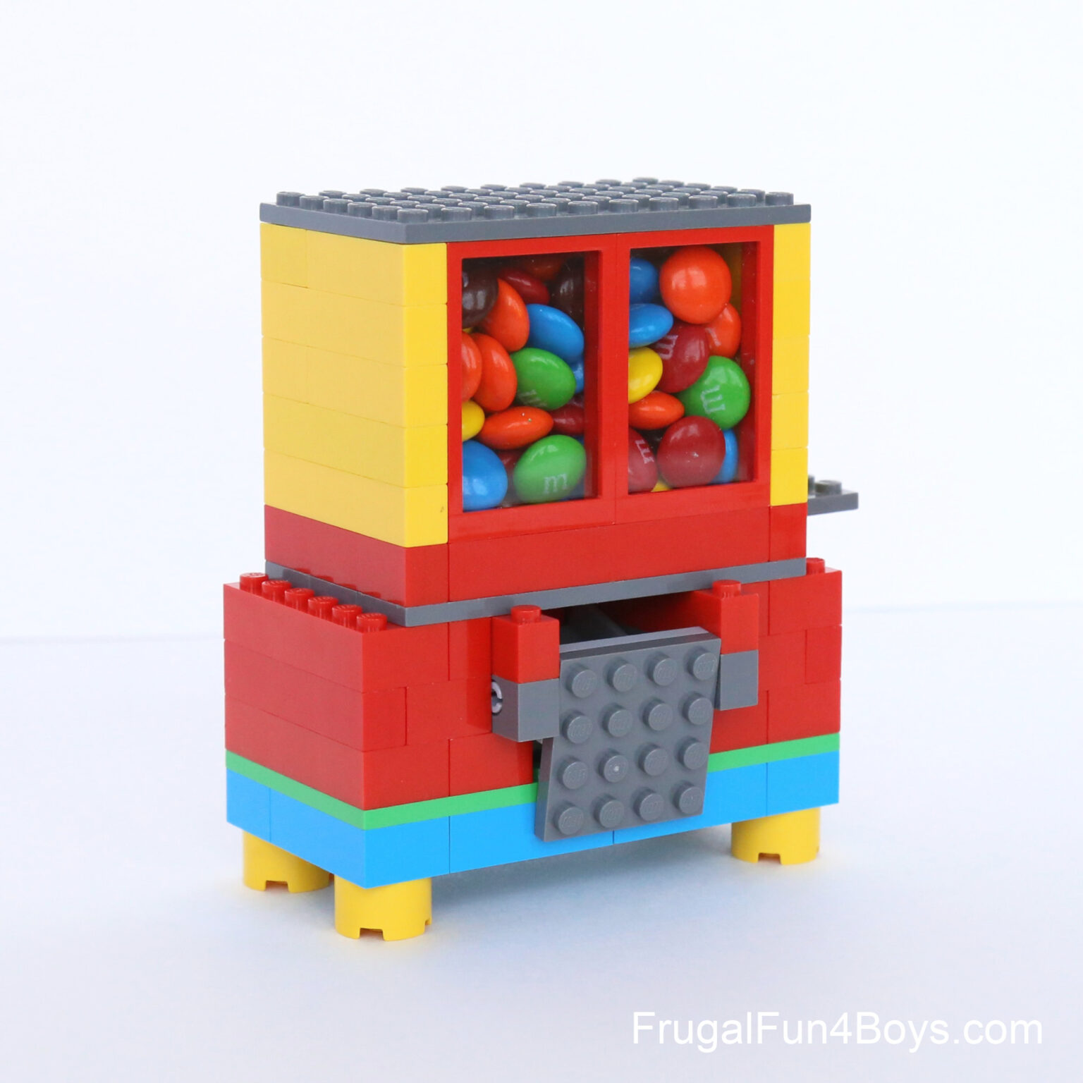 How to Build a Lego Candy Dispenser - Frugal Fun For Boys and Girls