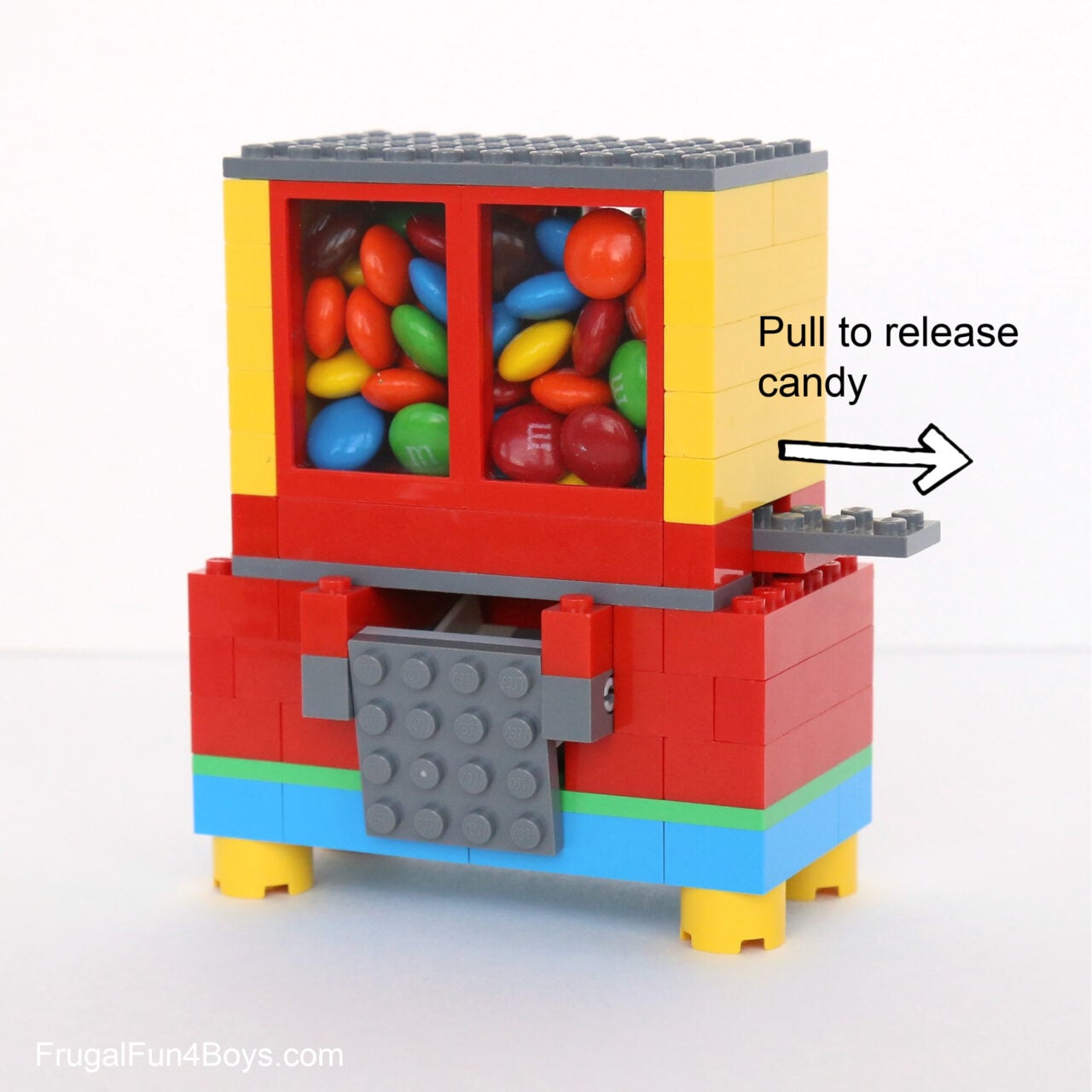 How to Build a Lego Candy Dispenser - Frugal Fun For Boys and Girls
