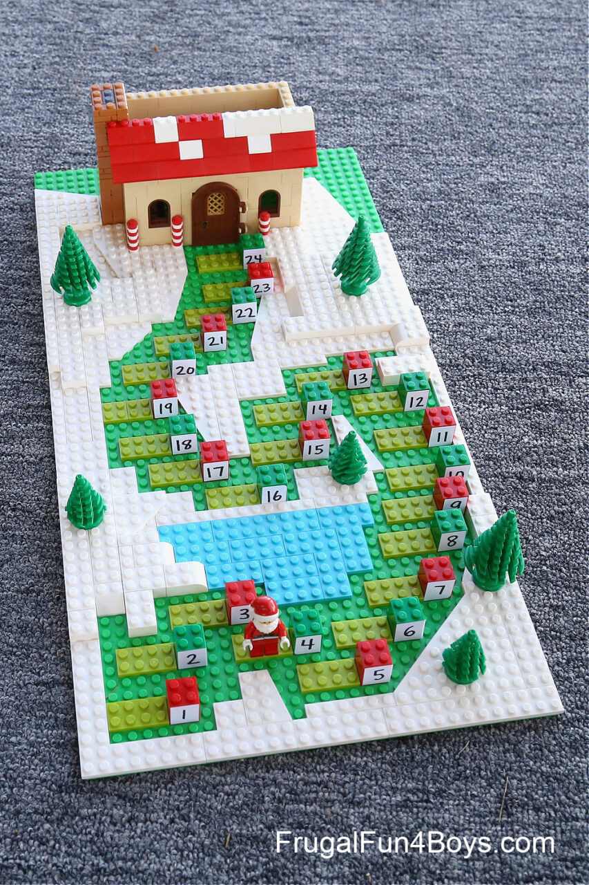 Count Down to Christmas with a DIY LEGO Advent Calendar - Frugal Fun ...