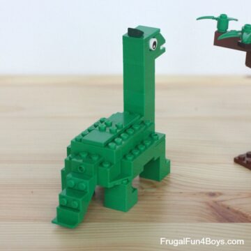 Five LEGO Dinosaurs to Build - Frugal Fun For Boys and Girls