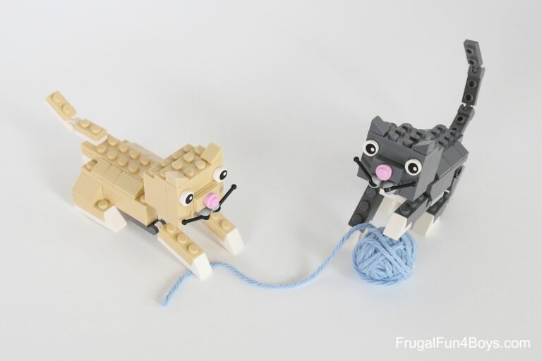 LEGO Cats! Building Instructions - Frugal Fun For Boys and Girls