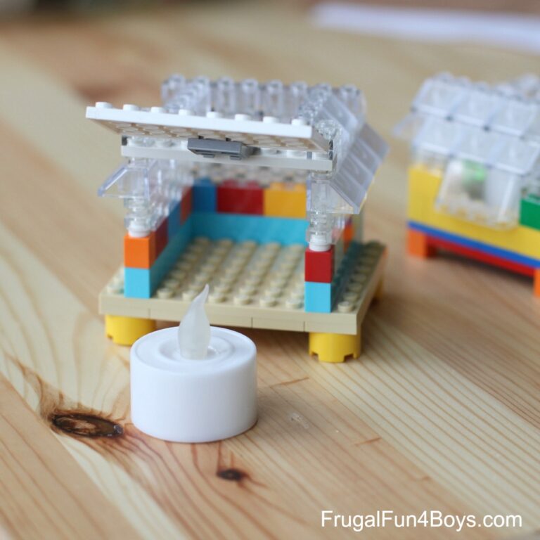 How to Build a LEGO Night Light - Frugal Fun For Boys and Girls