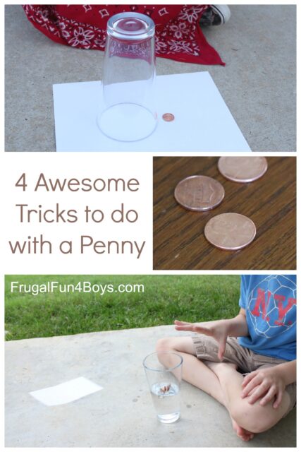 Four Awesome Tricks to Do with a Penny - Frugal Fun For Boys and Girls