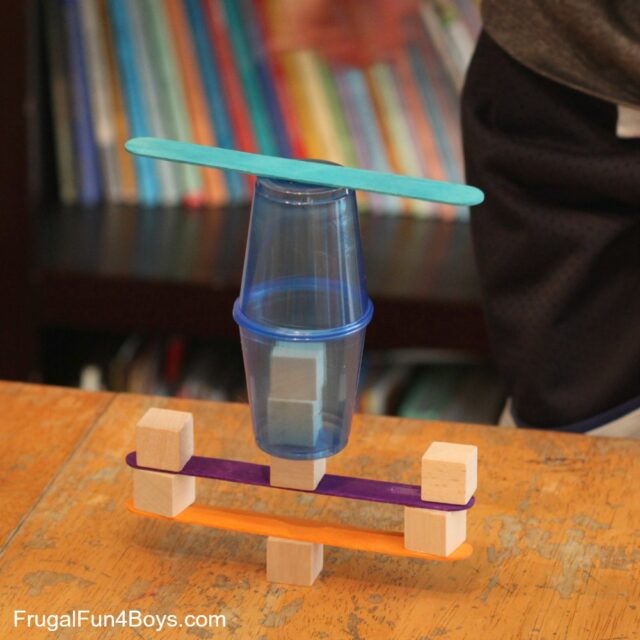 5 Engineering Challenges for Kids (Cups, Craft Sticks, and Cubes ...