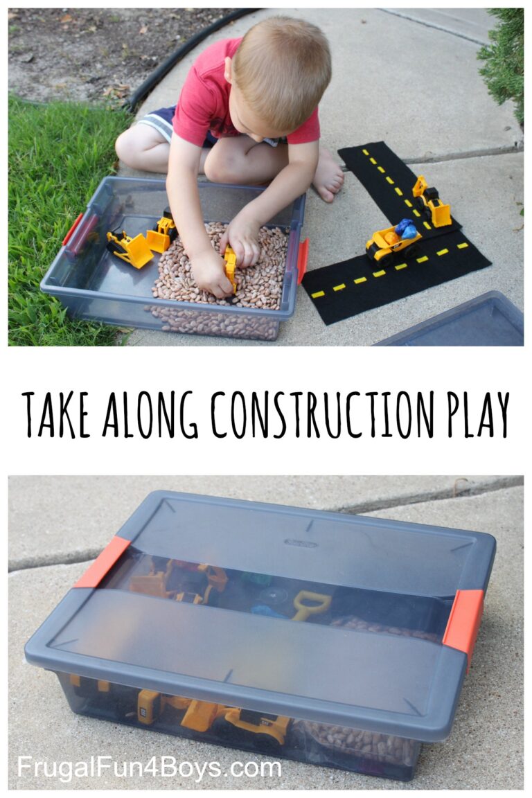 Take Along Construction Play Set - Frugal Fun For Boys and Girls
