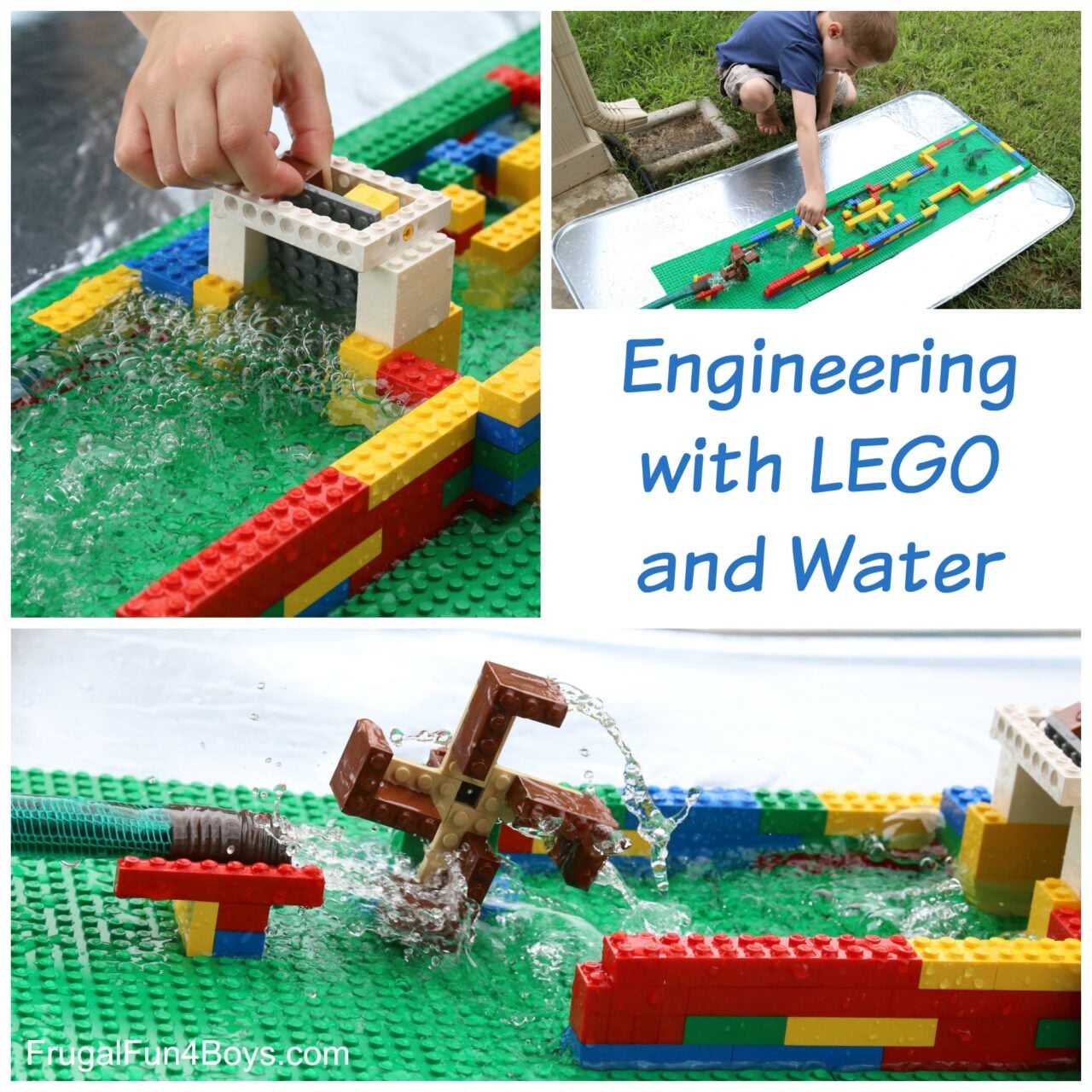 Engineering for Kids: Build a LEGO Water Wheel - Frugal Fun For Boys ...
