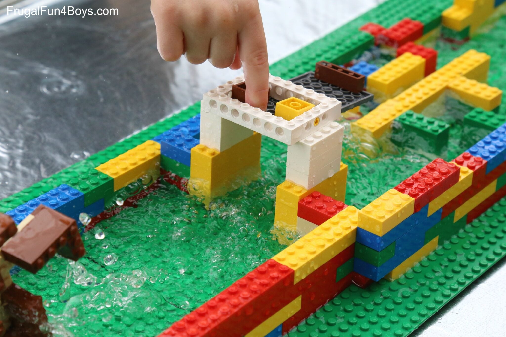 Engineering for Kids: Build a LEGO Water Wheel - Frugal Fun For Boys ...