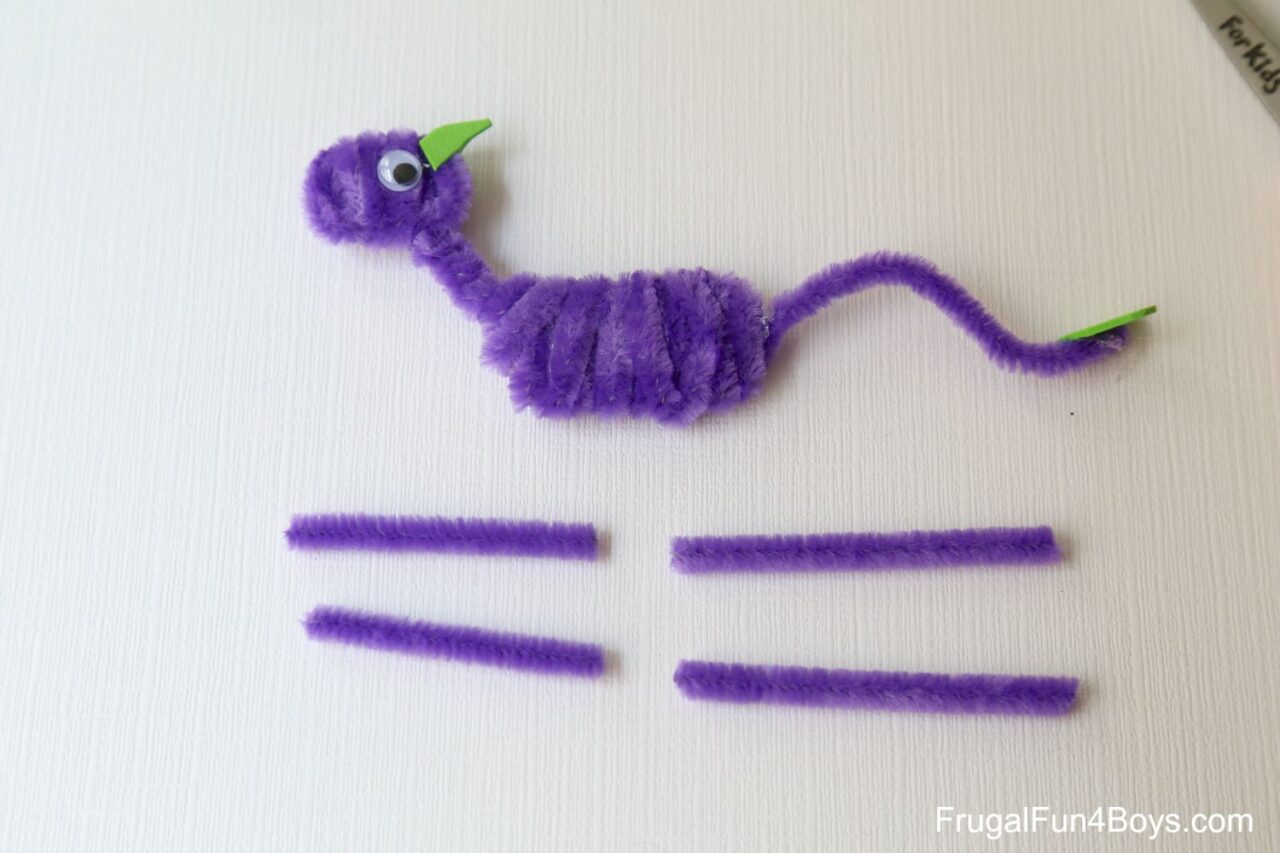 Pipe Cleaner Dragons Craft for Kids - Frugal Fun For Boys and Girls