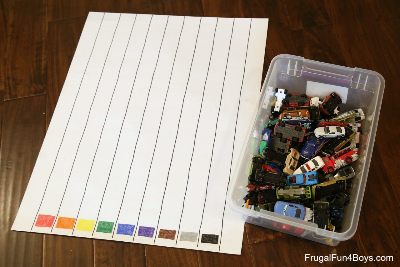 Sorting, Counting, and Graphing for Preschoolers - Frugal Fun For Boys ...