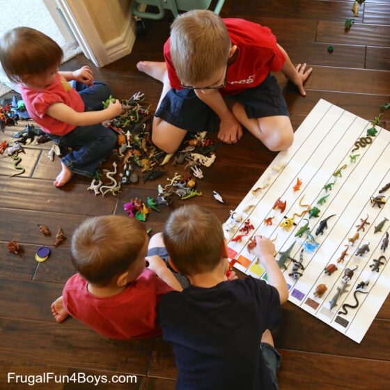 Sorting, Counting, and Graphing for Preschoolers - Frugal Fun For Boys ...