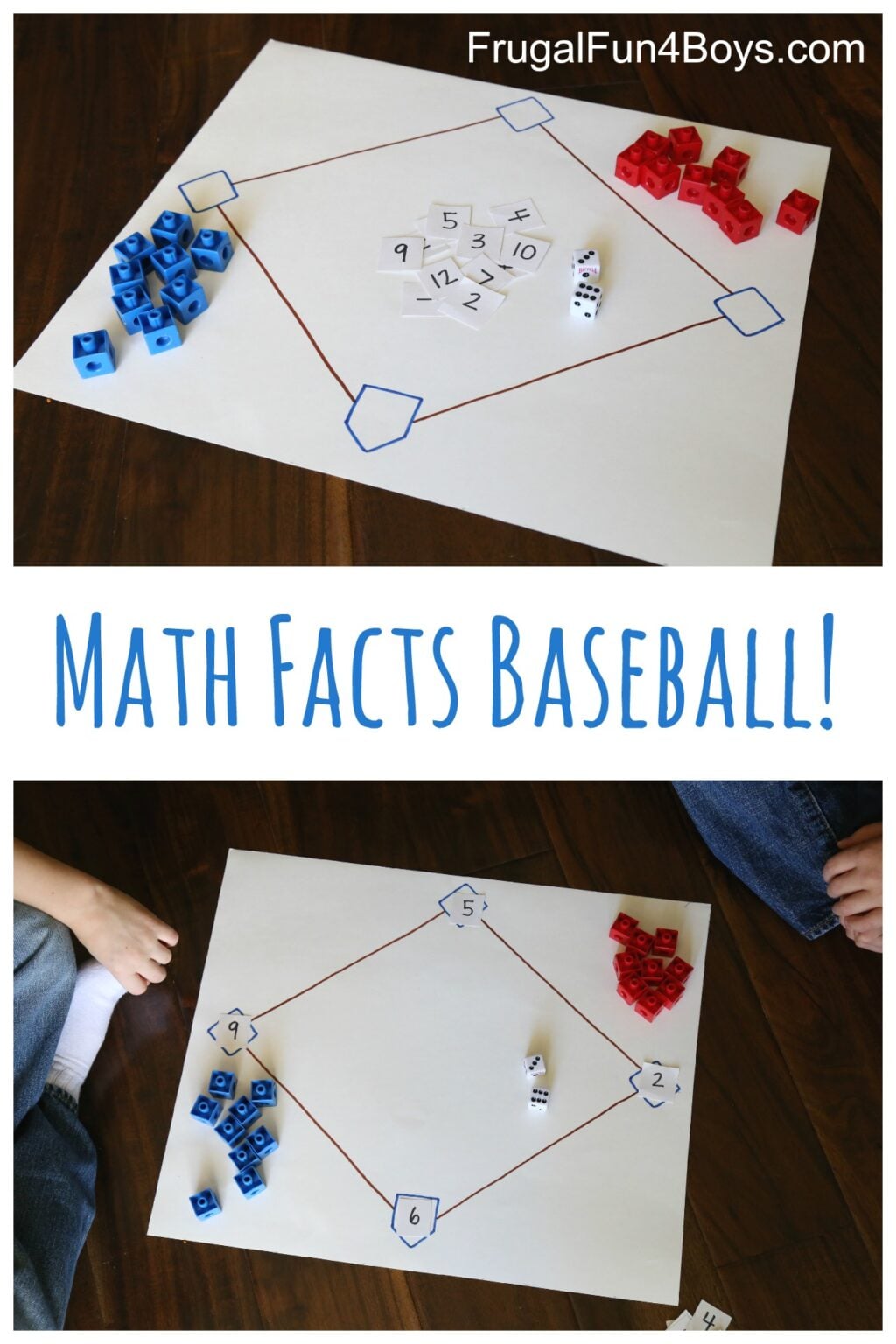 Math Facts Baseball (An Awesome Way to Practice Math!) - Frugal Fun For ...