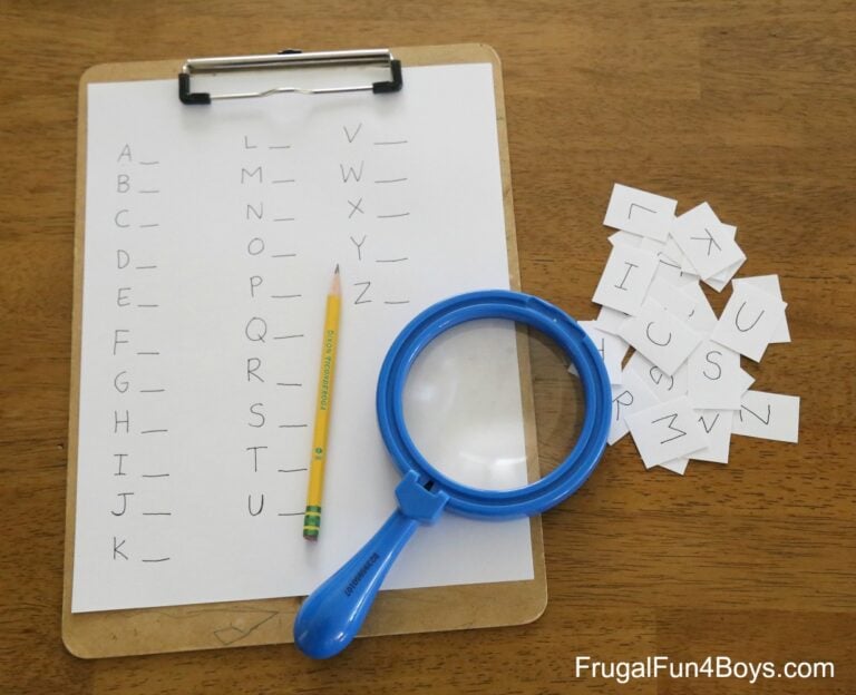 Go on a Detective Alphabet Hunt! A Letter Learning Activity for ...
