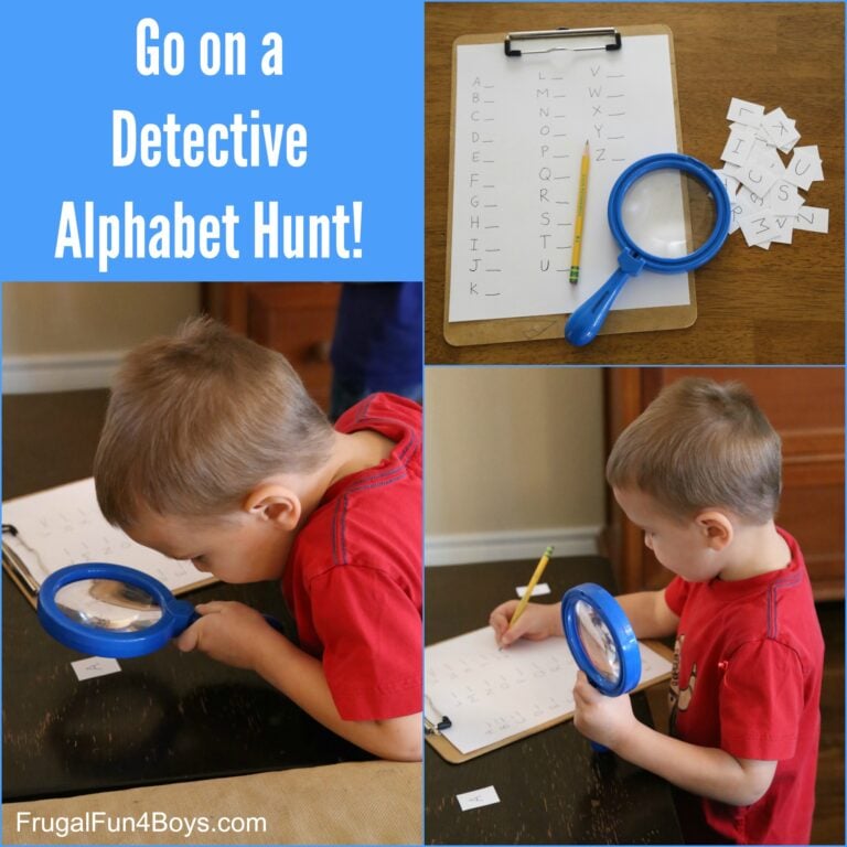Go on a Detective Alphabet Hunt! A Letter Learning Activity for ...