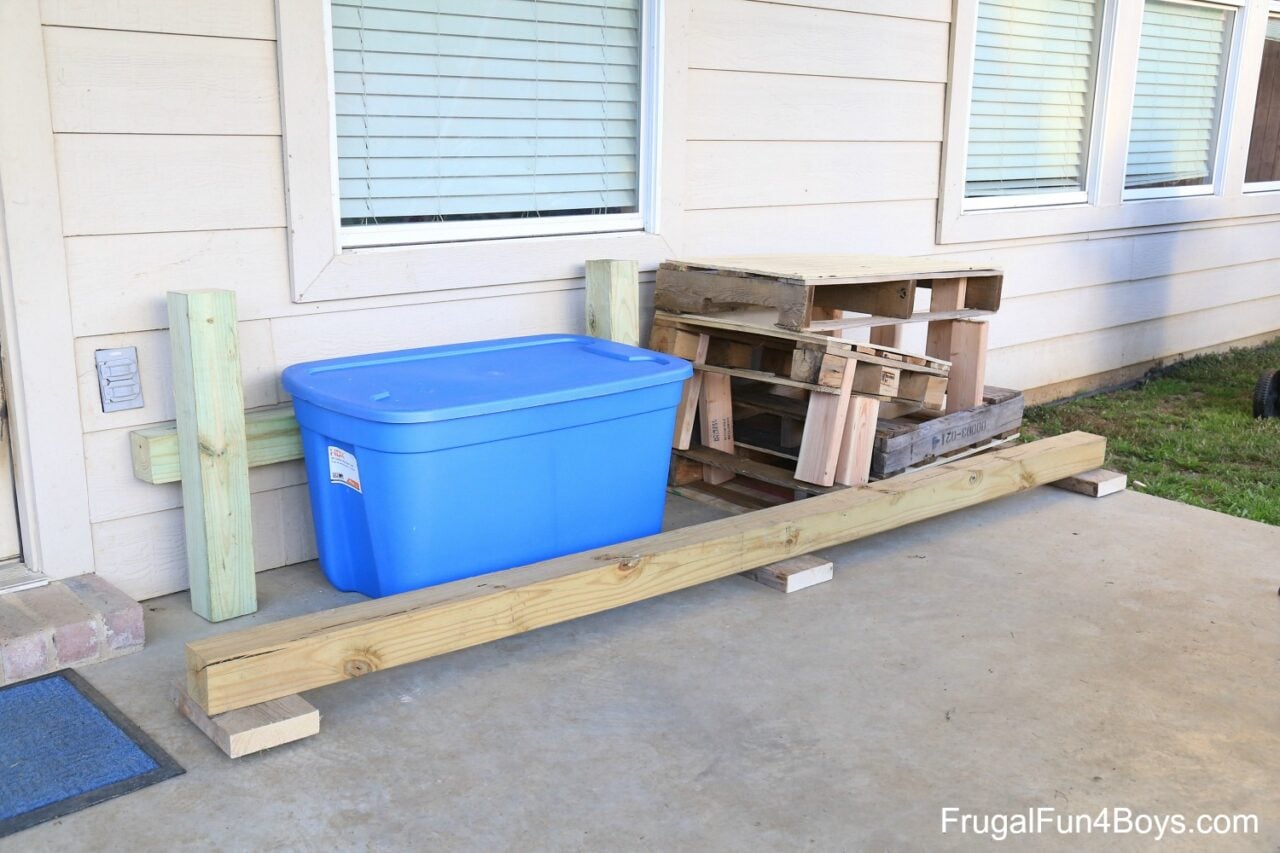 DIY American Ninja Warrior Backyard Obstacle Course - Frugal Fun For ...
