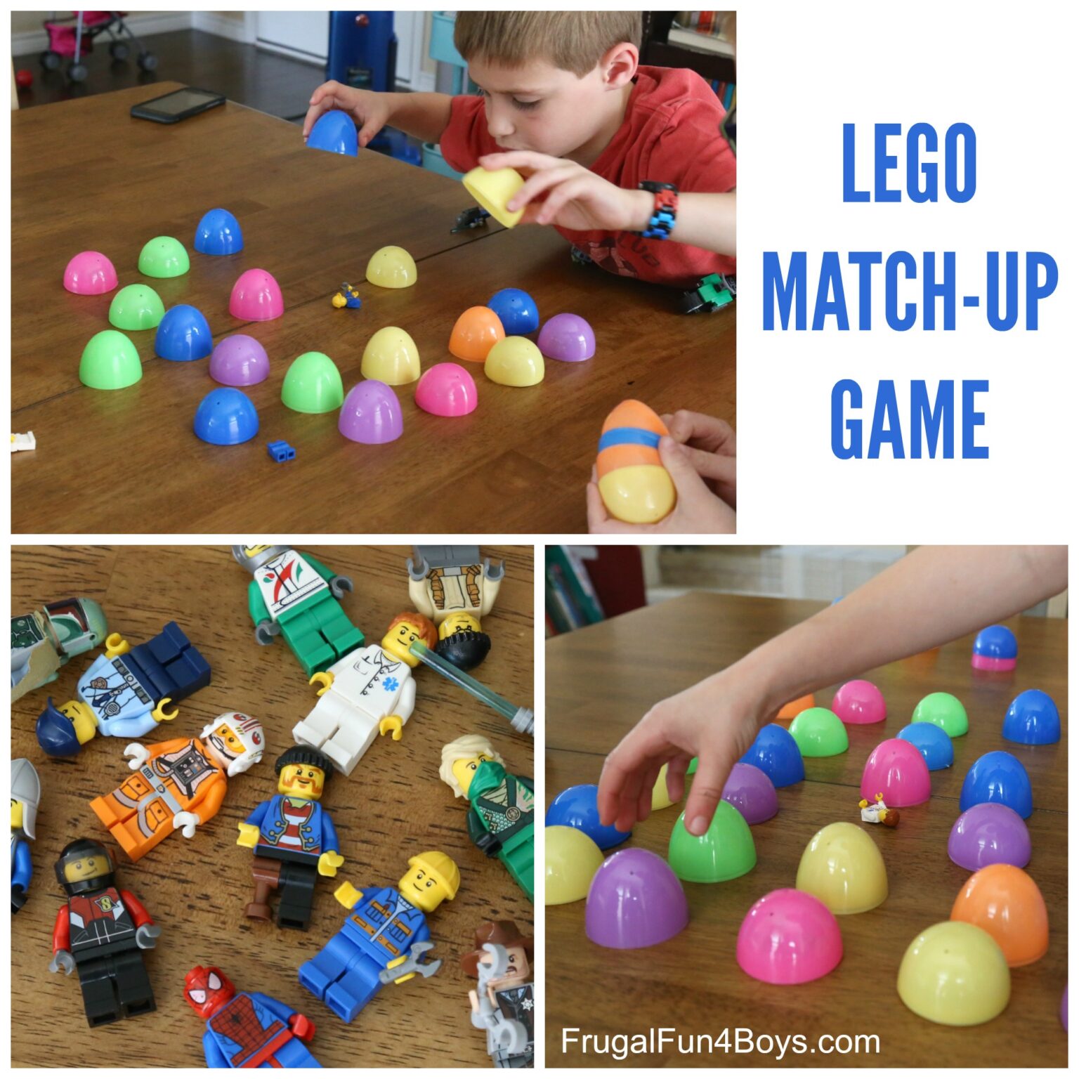 LEGO Minifigure Memory Game - Frugal Fun For Boys and Girls