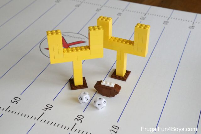 Multiplication Football Game: Make Math Fact Practice Fun! - Frugal Fun ...