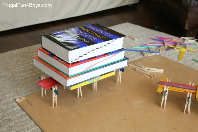 5 Engineering Challenges with Clothespins, Binder Clips, and Craft ...