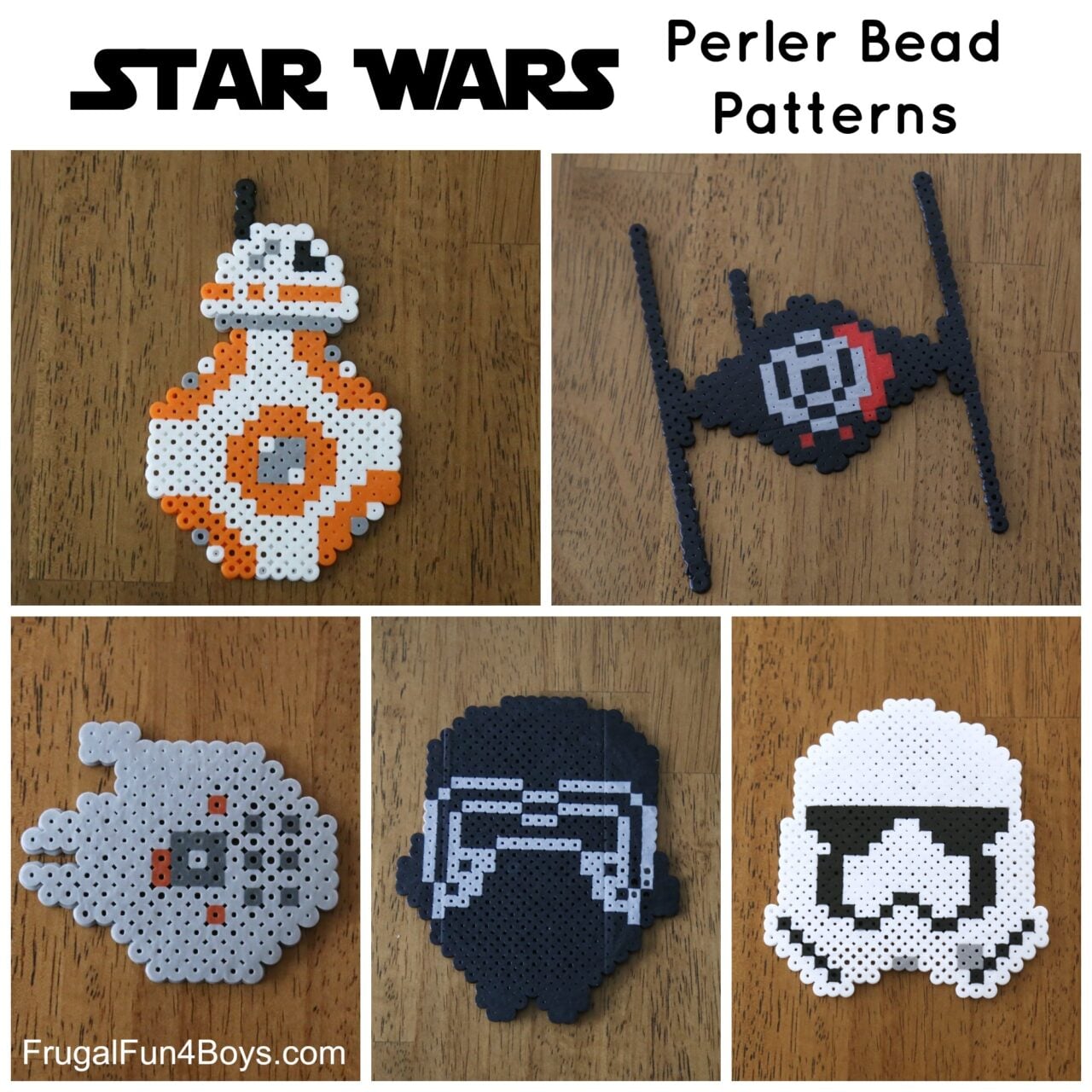 Star Wars The Force Awakens Perler Bead Patterns - Frugal Fun For Boys ...