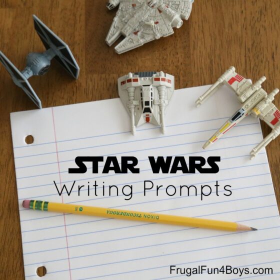 Printable Star Wars Writing Prompts - Frugal Fun For Boys and Girls
