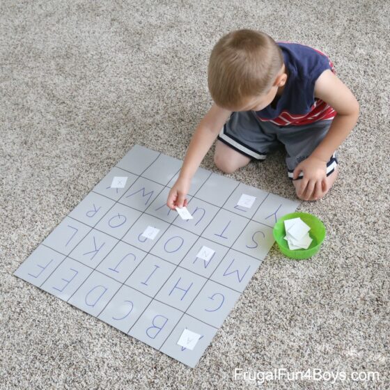 Four Simple Alphabet Games that Preschoolers will Love - Frugal Fun For ...
