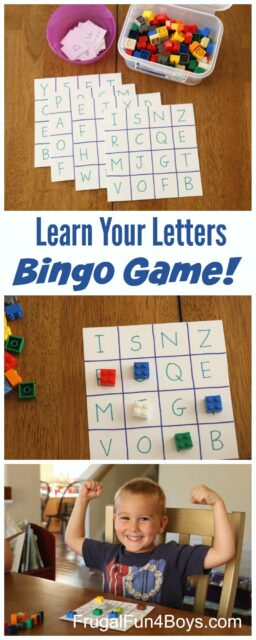 Learn the Alphabet Bingo Game - Frugal Fun For Boys and Girls