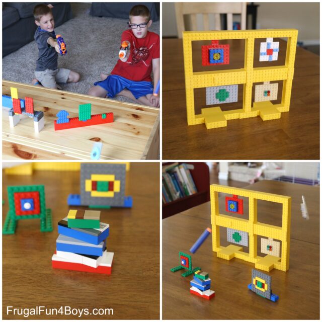Build Some LEGO Nerf Targets! - Frugal Fun For Boys and Girls