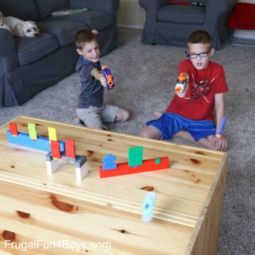 Build Some LEGO Nerf Targets! - Frugal Fun For Boys and Girls