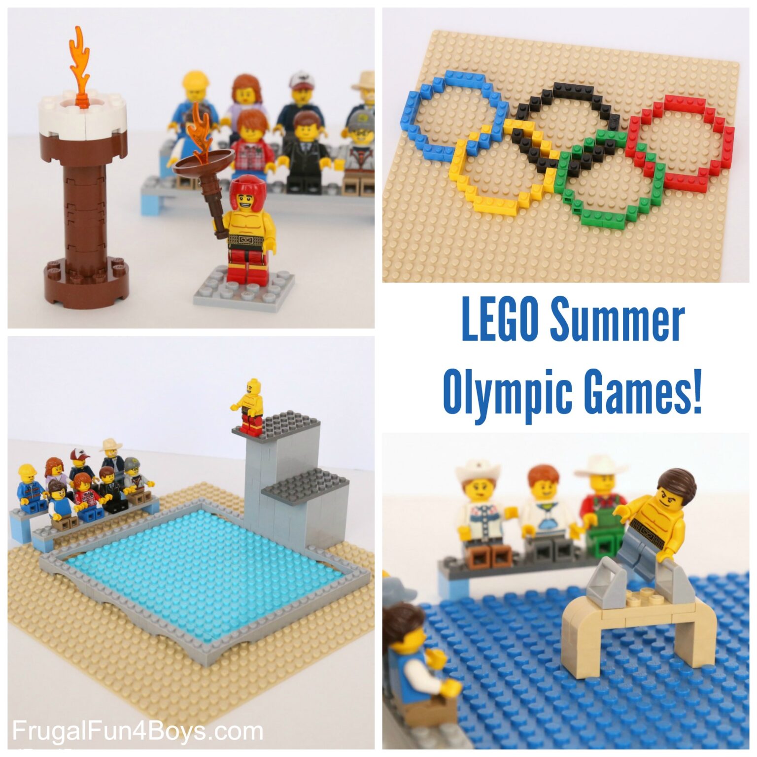 Build the LEGO Summer Olympic Games! - Frugal Fun For Boys and Girls