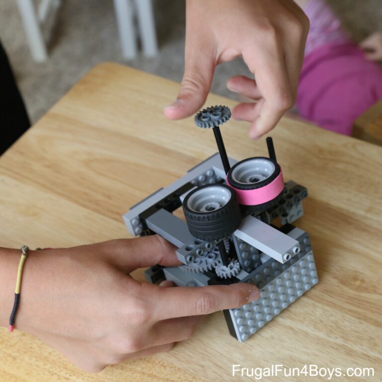 Two Ways to Build a LEGO Paper Airplane Launcher - Frugal Fun For Boys ...