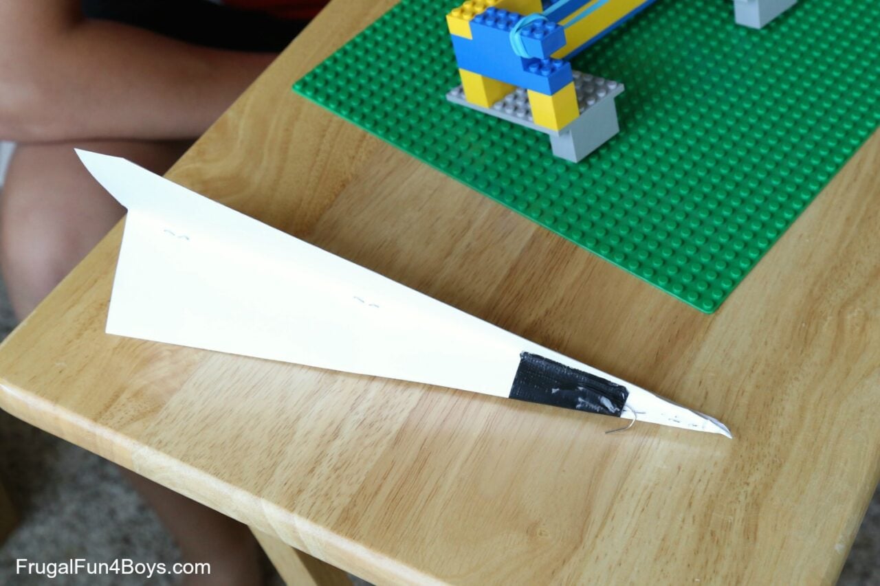 Two Ways to Build a LEGO Paper Airplane Launcher - Frugal Fun For Boys ...