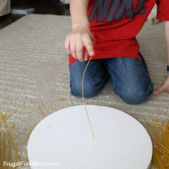 How Strong is Spaghetti? STEM Challenge for Kids! - Frugal Fun For Boys ...