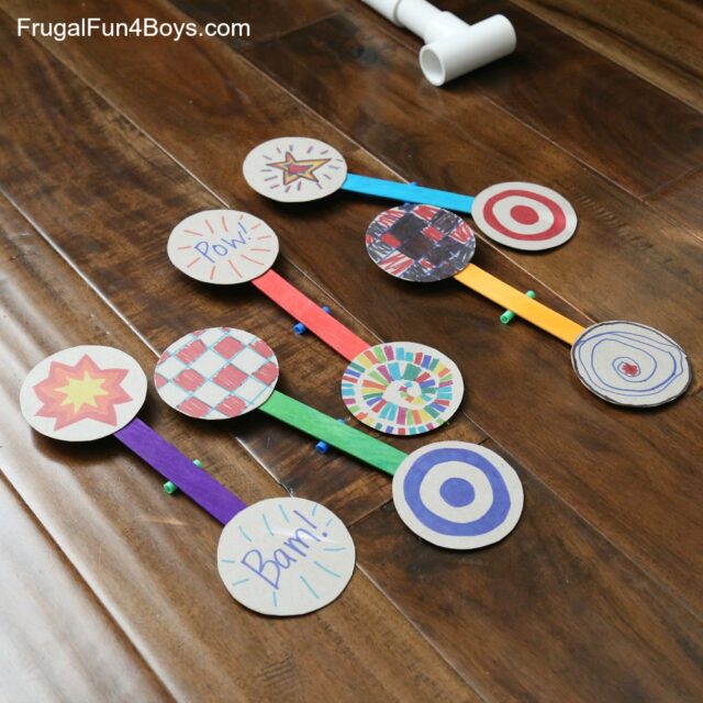 How to Make a Nerf Spinning Target - Frugal Fun For Boys and Girls