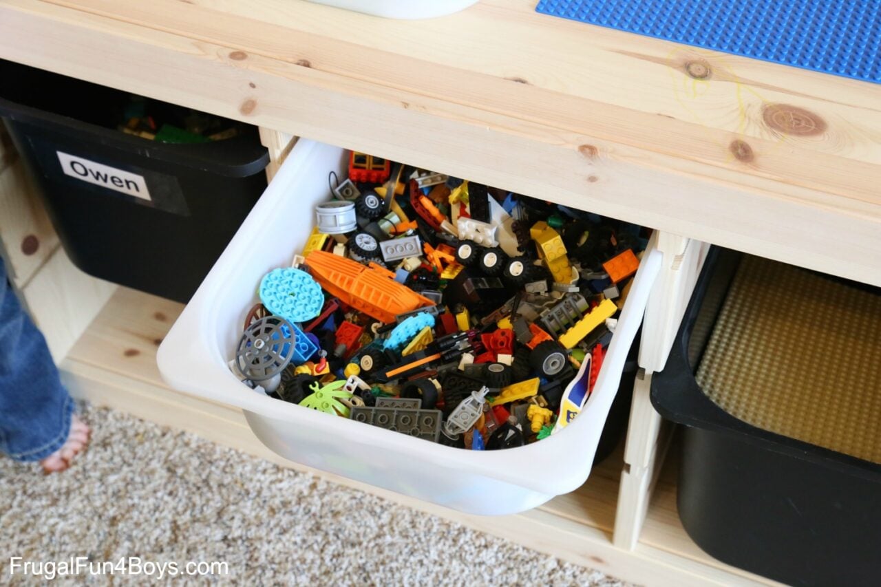 LEGO Storage and Organization for More Efficient Building - Frugal Fun ...