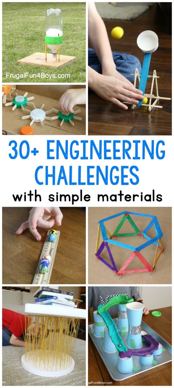 30+ Awesome STEM Challenges for Kids (with Inexpensive or Recycled ...