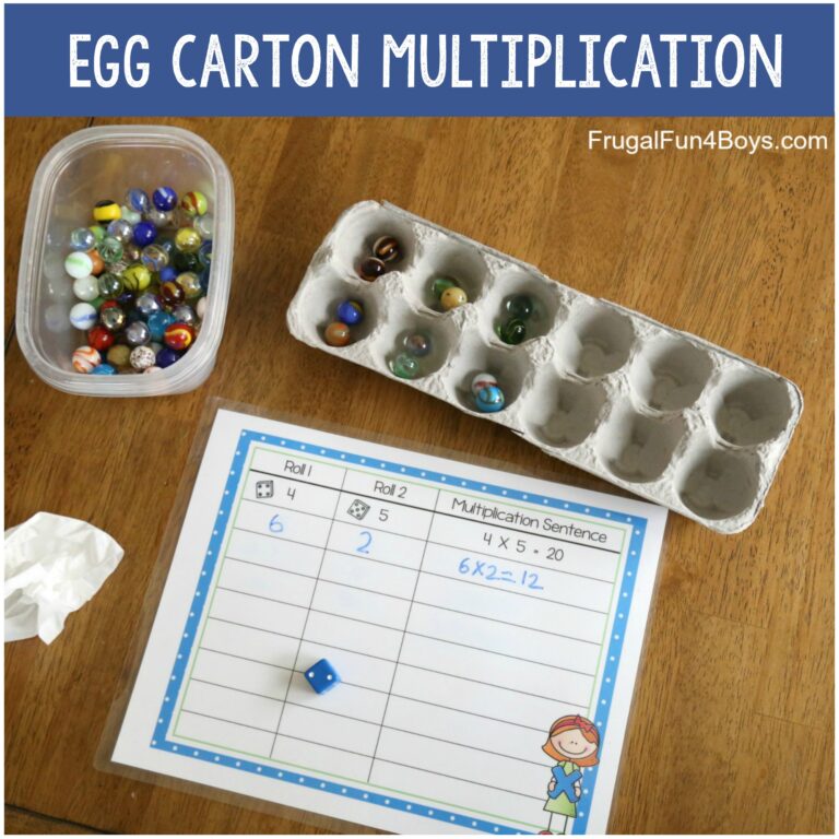 Multiplication Games with Dice - Frugal Fun For Boys and Girls