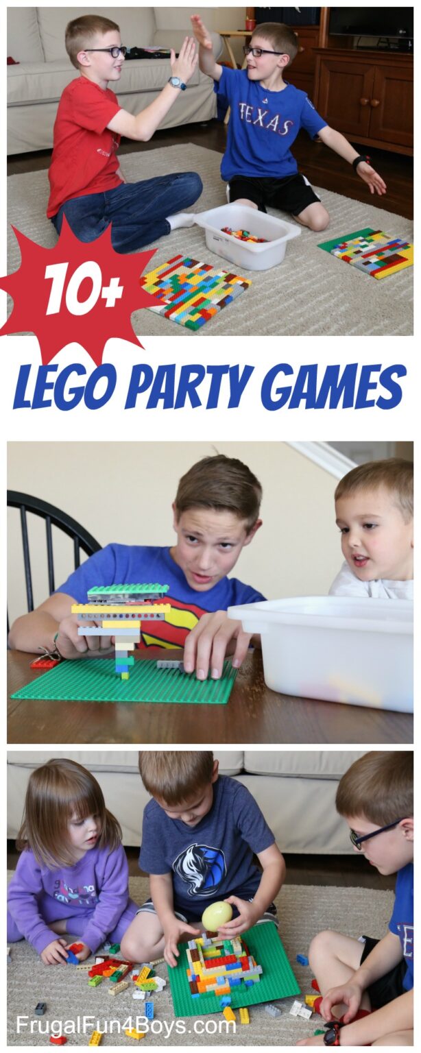 10+ Totally Awesome LEGO Party Games - Frugal Fun For Boys and Girls